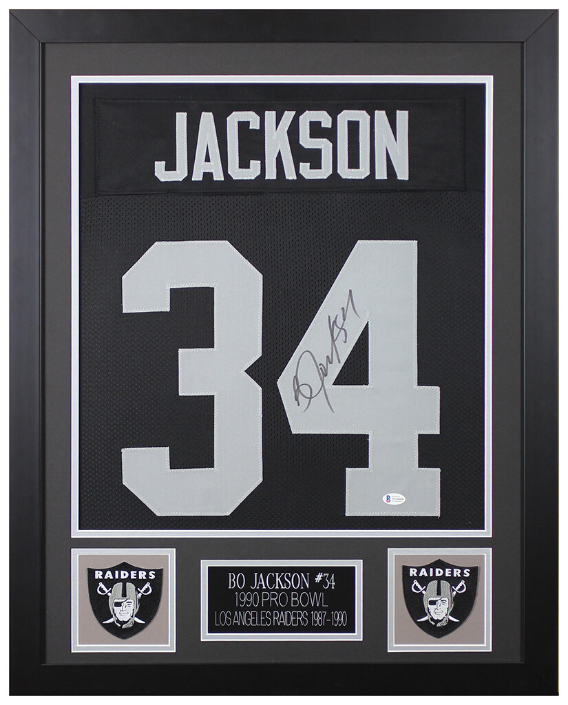 Bo Jackson Autographed Memorabilia | Signed Photo, Jersey, Collectibles ...