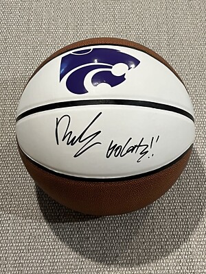 BECKETT COA DAVID CASTILLO Autographed Kansas State Wildcats Basketball ...