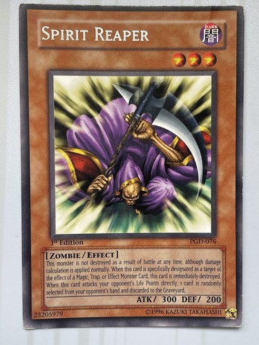 Spirit Reaper - Rare - 1st Edition PGD-076 - Yu-Gi-Oh! | eBay