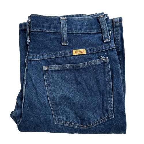 Vintage Rustler Jeans Womens 28 x 30 Blue Denim Western Workwear Skater ...