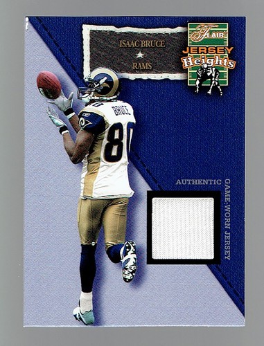 2002 FLEER FLAIR JERSEY HEIGHTS ISAAC BRUCE ST. LOUIS RAMS JERSEY | eBay