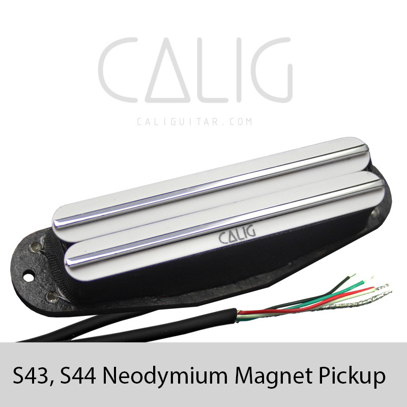 CALIG - S43,S44 Neodymium Magnet RAIL Single size Humbucker Pickup | eBay