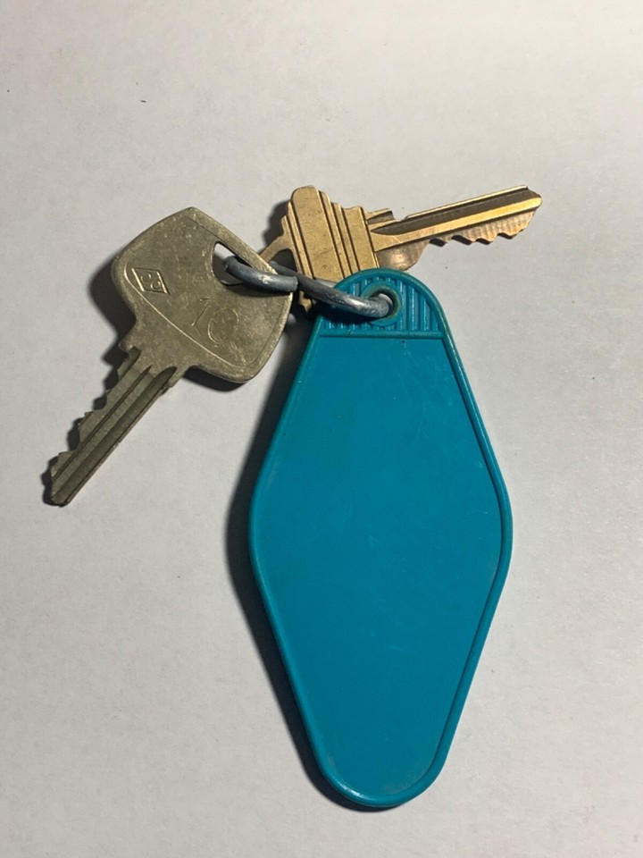 Vintage Hotel Motel Room Key Fob with Key #10 | eBay