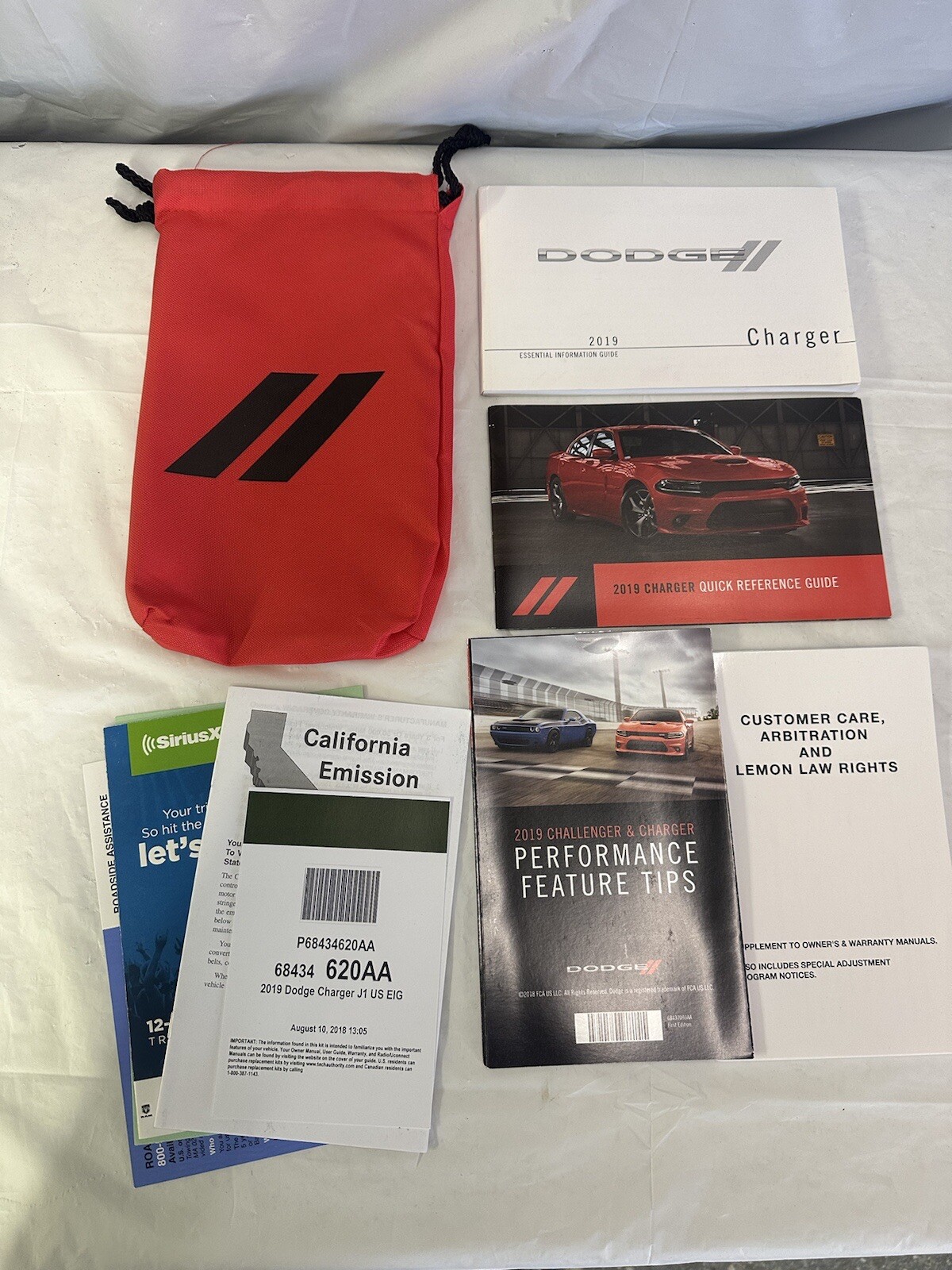 2019 DODGE CHARGER ESSENTIAL INFORMATION GUI/OWNERS MANUAL OPERATORS ...