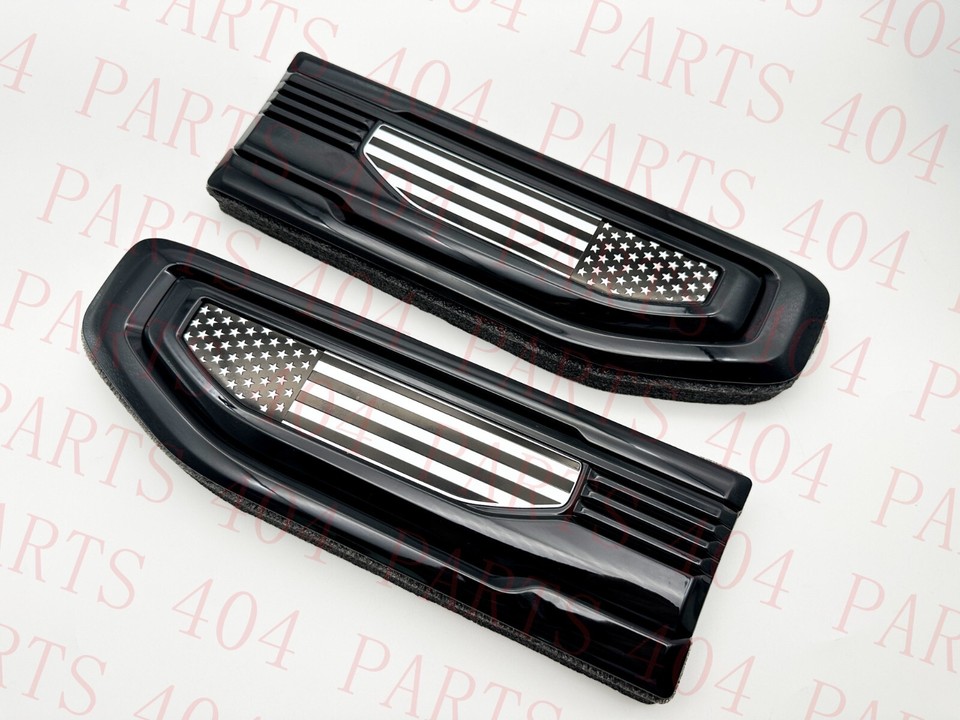 Fit For 2019-2024 GMC Sierra 1500 Fender Vent Emblem Kit 86532094 Black ...