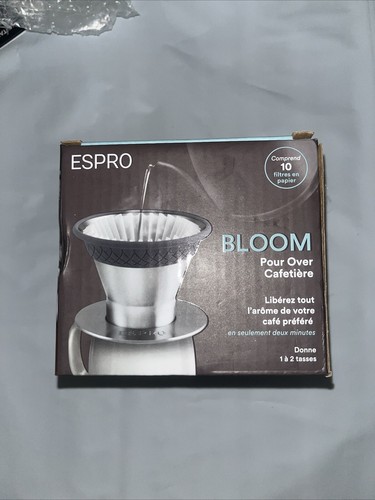 ESPRO - BLOOM Pour Over Coffee Brewer Set - Durable Brushed Stainless ...