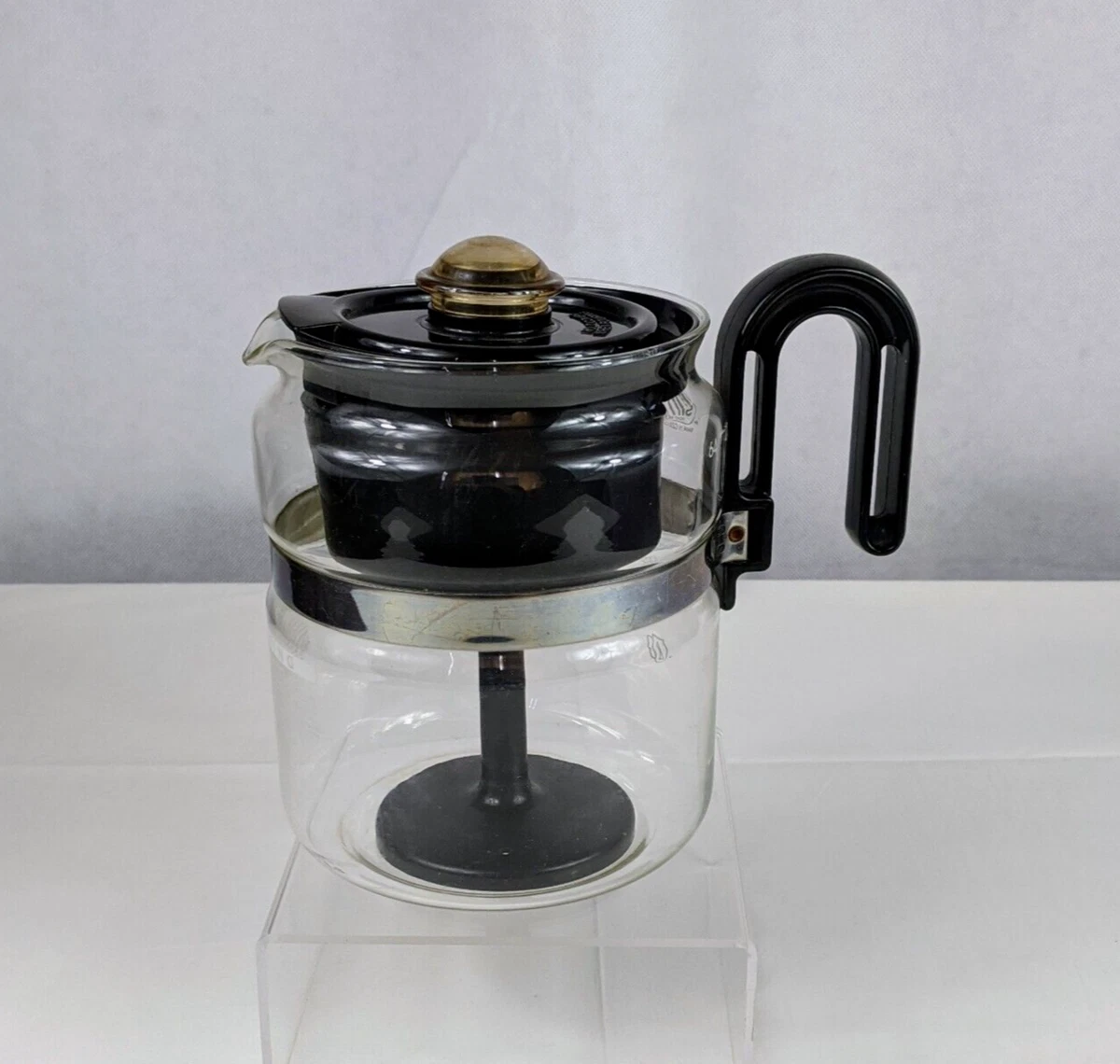Medelco Cup Glass Stovetop Percolator