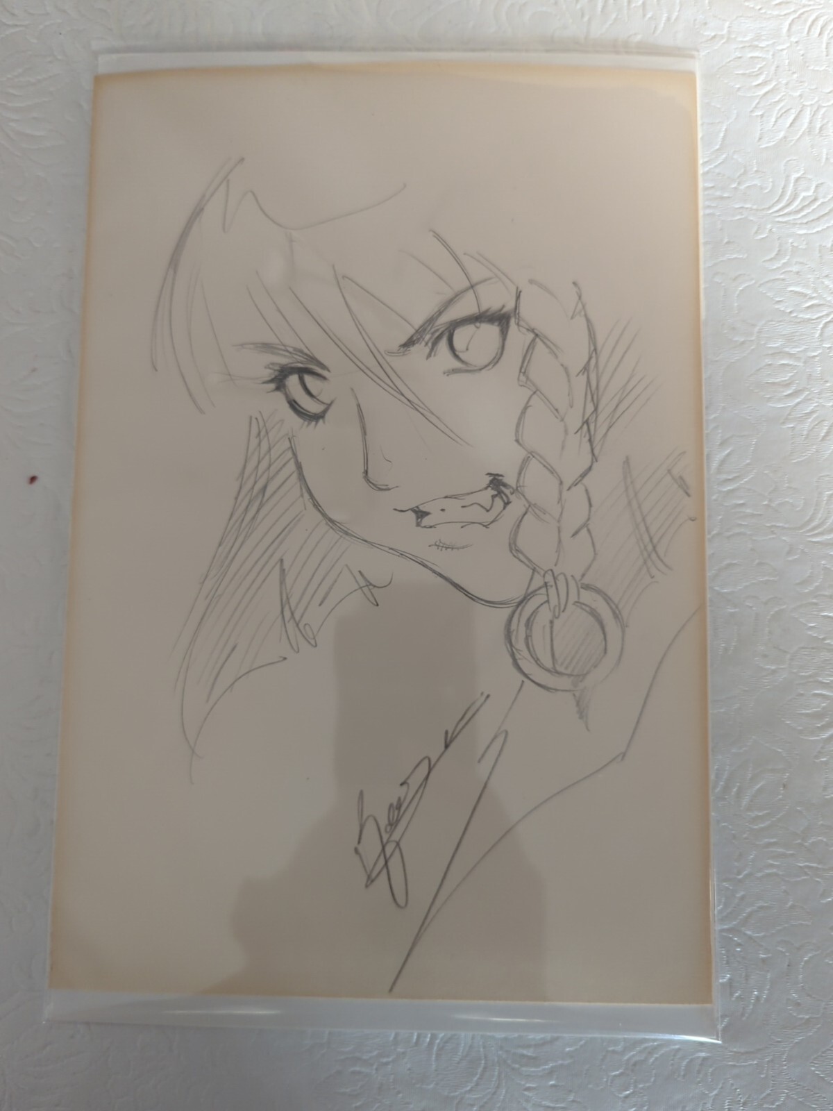Vampi Vampirella Harris Hand Sketch Drawn Artist 1/1 Done At Wizard ...