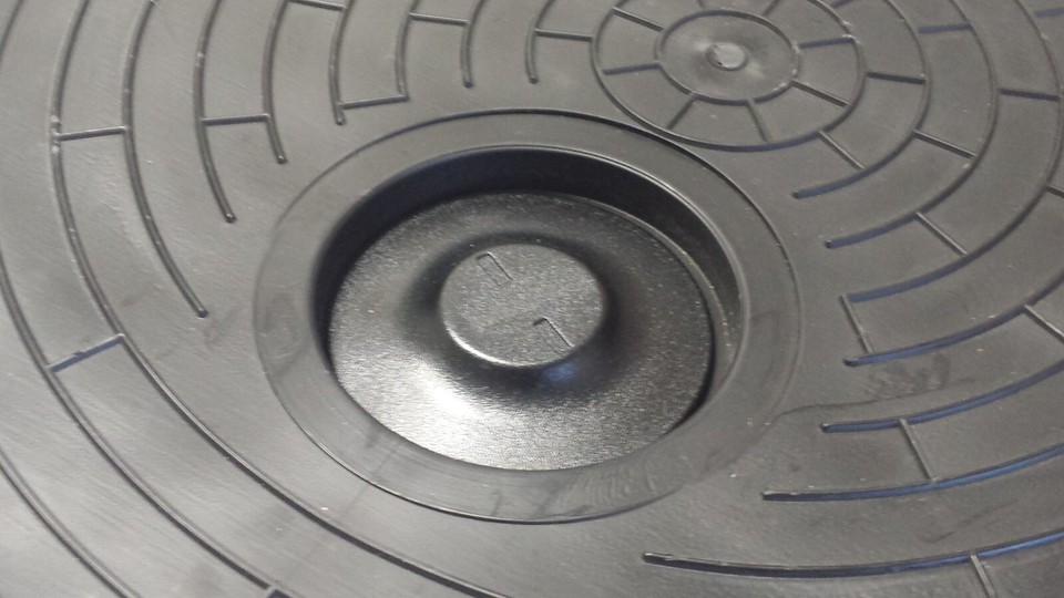 Nicor 21" Water Meter Box Cover w/ Recessed hole for Sensus/Badger ...