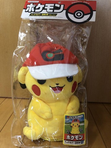 Pokemon Pikachu Cap ver. Golf Driver Head Cover PMHD004 460cc Yellow ...