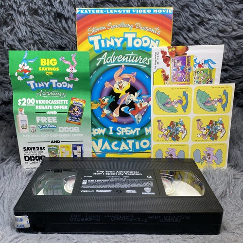 Tiny Toon Adventures How I Spent My Vacation VHS 1992 Animated Cartoon ...