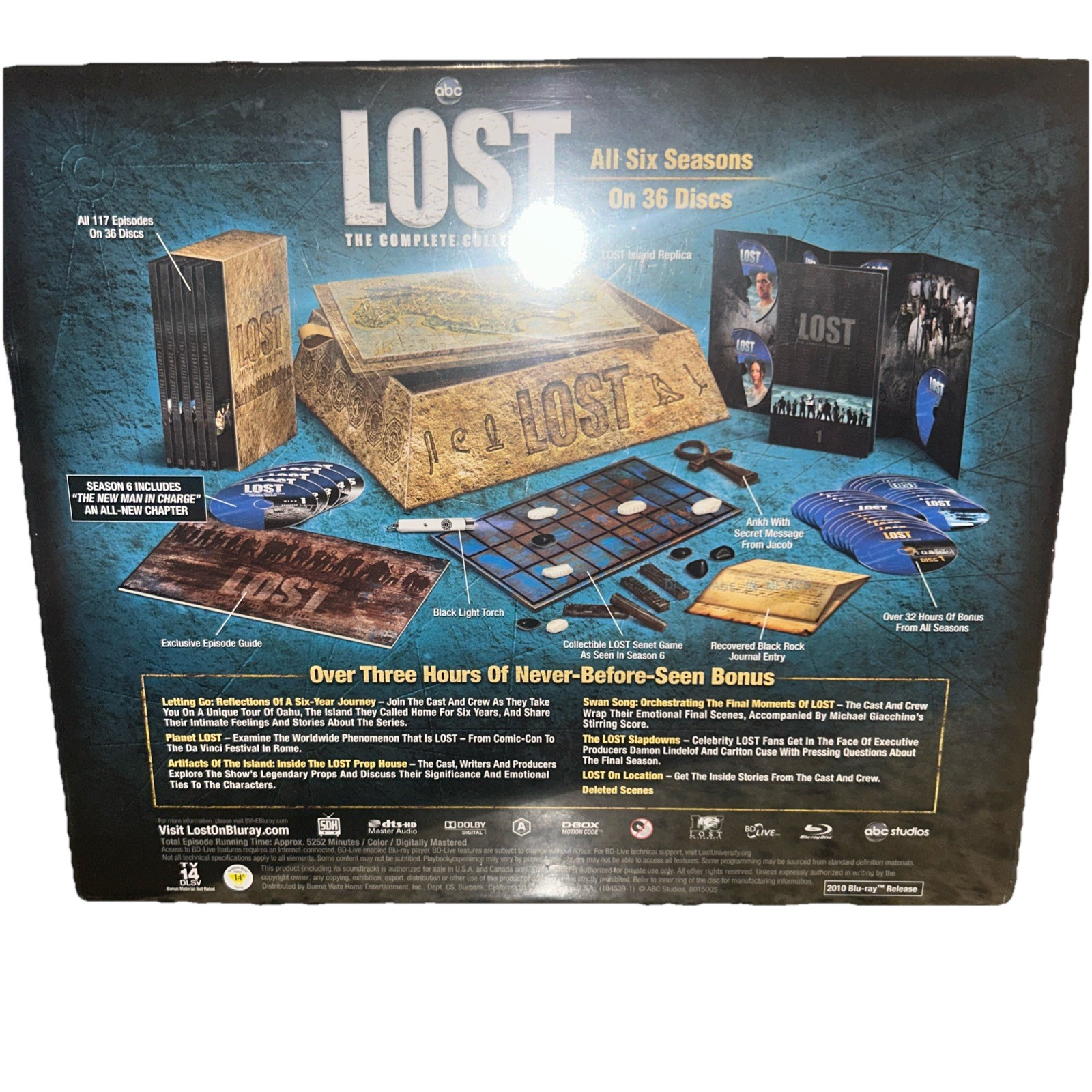 Lost: The Complete Series (Blu-ray Disc, 2010, 36-Disc Set) for sale ...