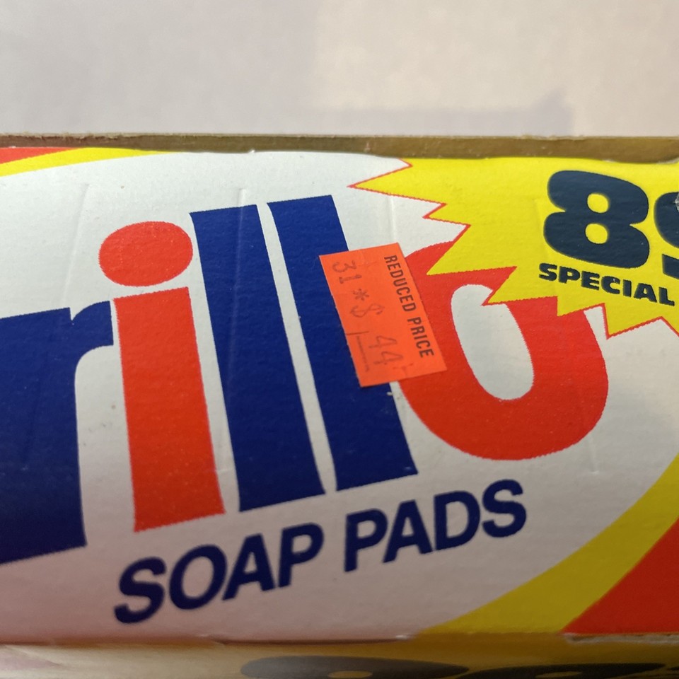 Vintage Brillo Steel Wool Pads Box 10 Pads Full Box | eBay