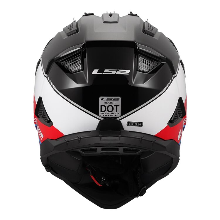 LS2 Adults Blaze II Adventure Motorcycle Helmet W/SunShield Multicolour ...