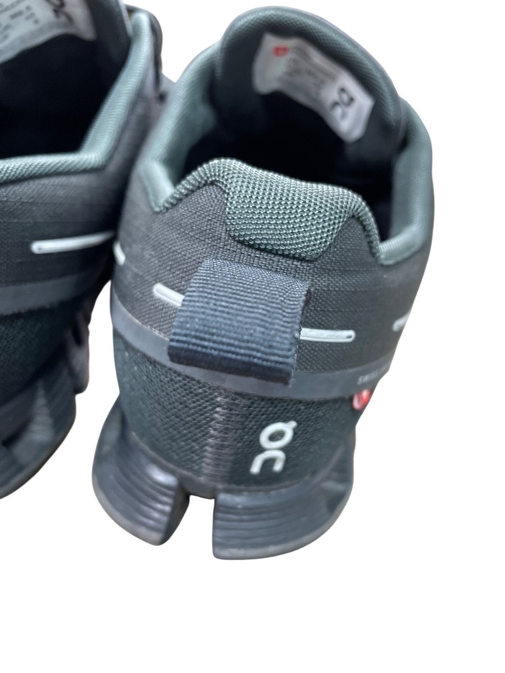 OnCloud Cloud tilt men Black Mesh Leather waterproof running shoes ...