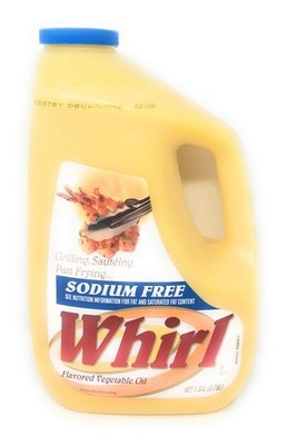 Whirl 1 Gallon Butter Flavor Oil – Ideal Sodium-Free Choice for Baking ...