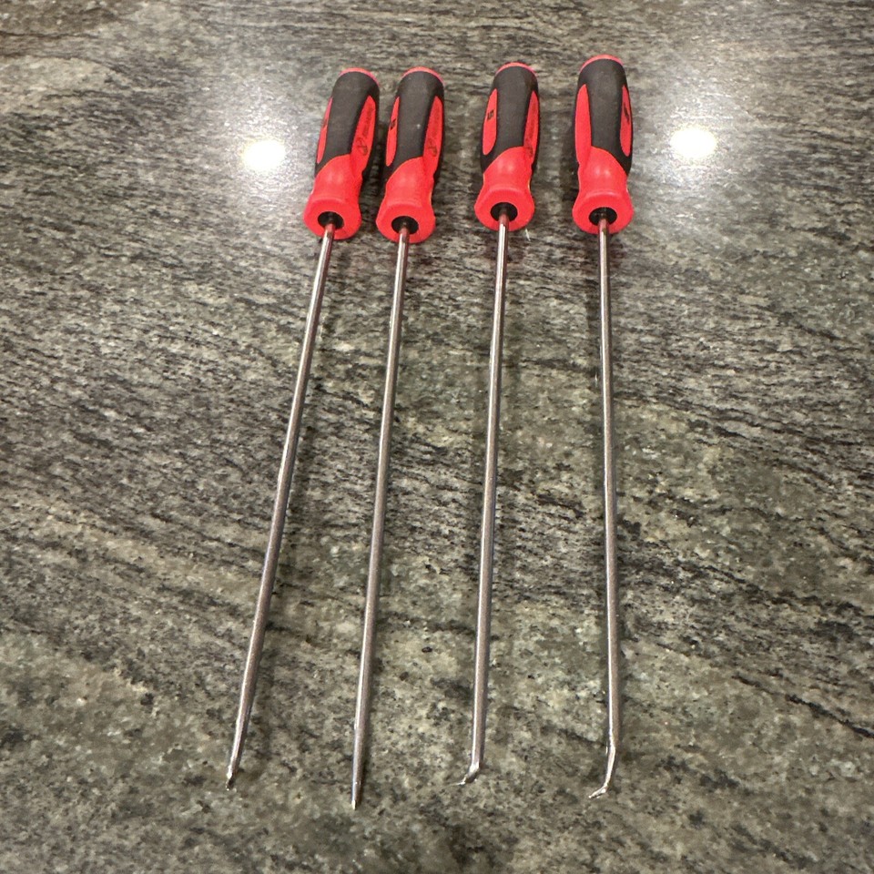 Snap On sglasa204cr 4 pc long soft grip pick set | eBay