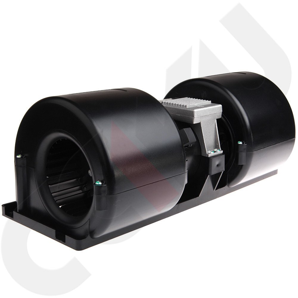 HVAC 12V Heavy Duty Bus Heater Blower Motor with Fan Cage Front 006-A40 ...