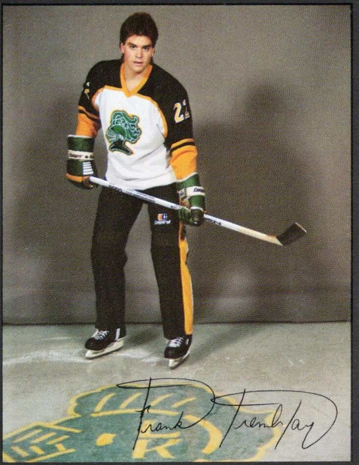 Frank Tremblay, 1985-86 London Knights Police Team Issue #16 (2 copies ...