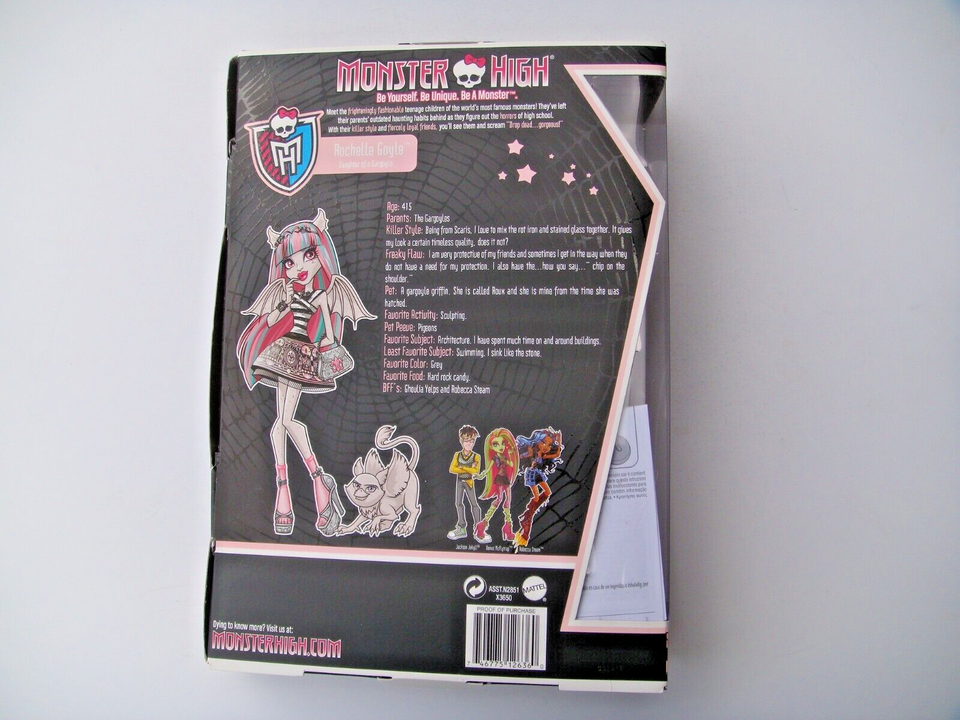 2011 MONSTER HIGH ROCHELLE GOYLE BOX | eBay