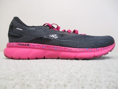 Brooks Trace 2 Womens 12 Road Running Trainer Walking Black Pink ...