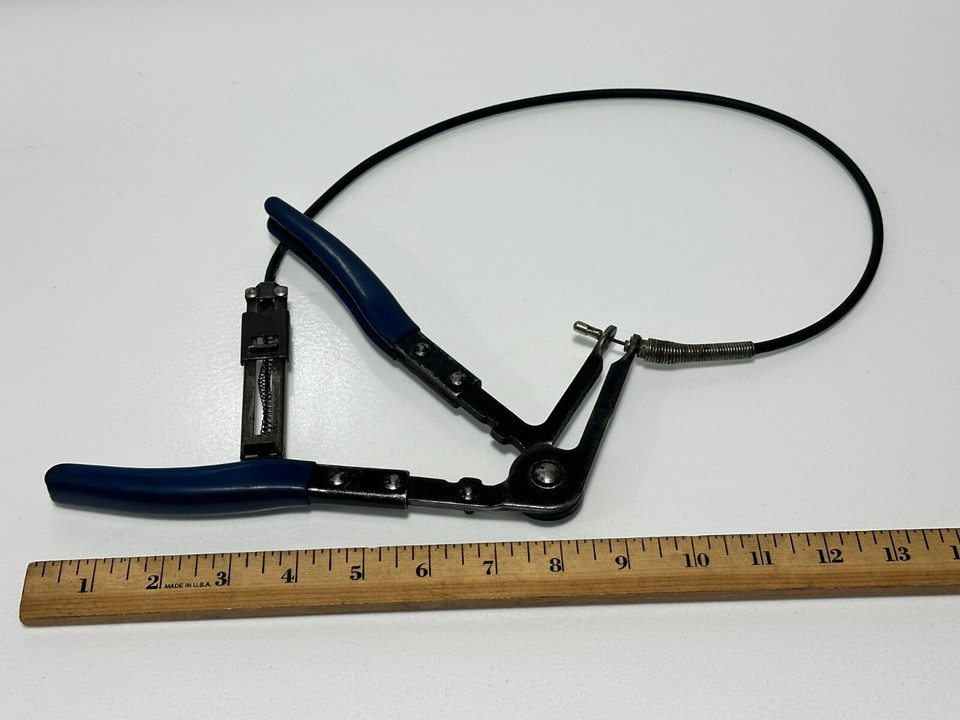 Blue-Point Tools 9" Long Reach Flexible Hose Clamp Pliers - Blue Grip ...