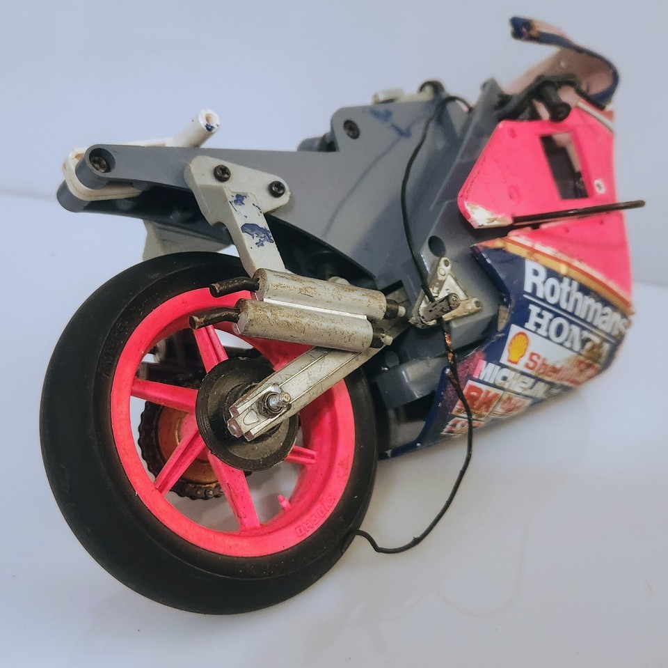 Vintage RC Motorcycle Parts Lot Kyosho Eleck Rider Graupner Kraft ...