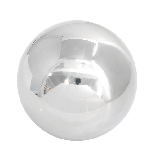 4 Inch Stainless Steel Ball Sphere Mirror Hollow Ball Home Garden ...
