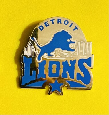 Detroit Lions Skyline Pin NFL Licensed National Football League Ship ...