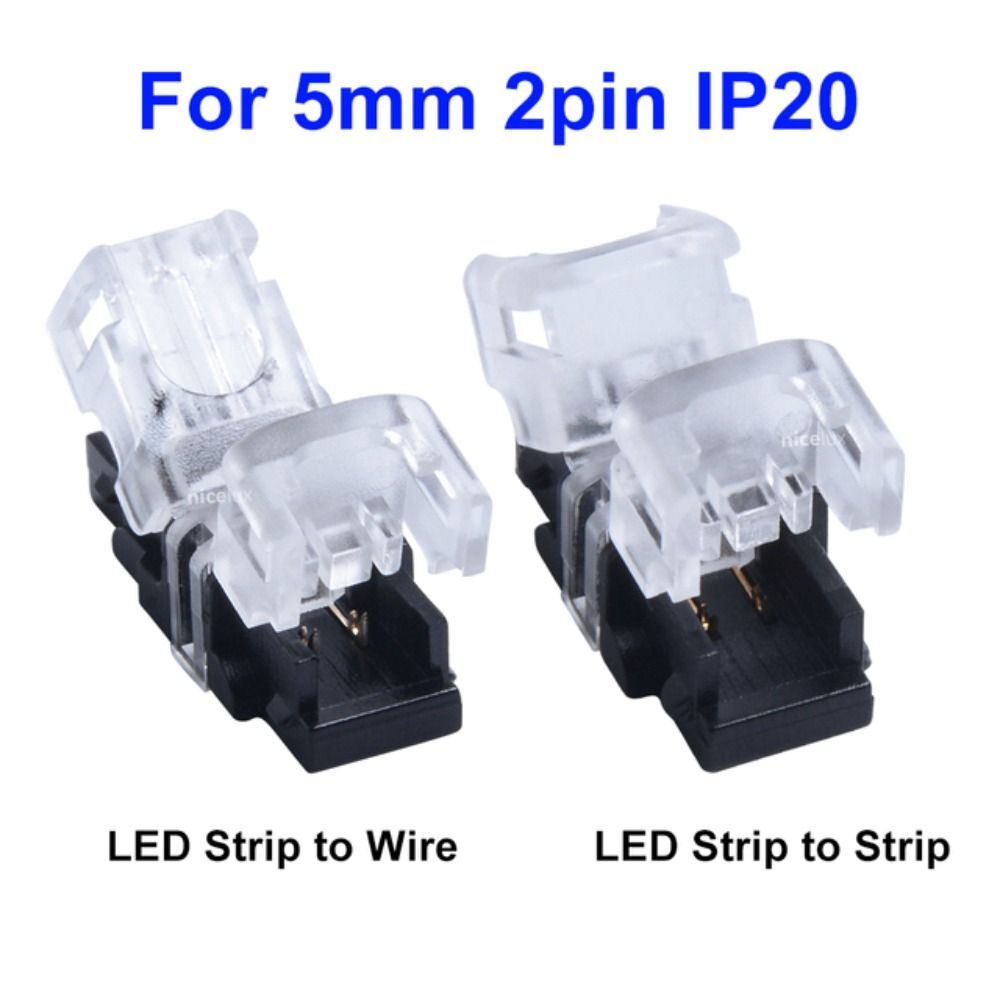 to Wire LED Strips Connector 5050 LED Strip Connectors Light Wire ...