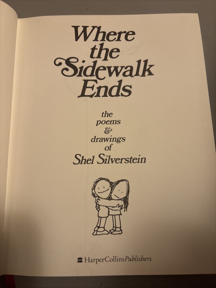 Where The Sidewalk Ends & Everything On It Shel Silverstein Leather ...