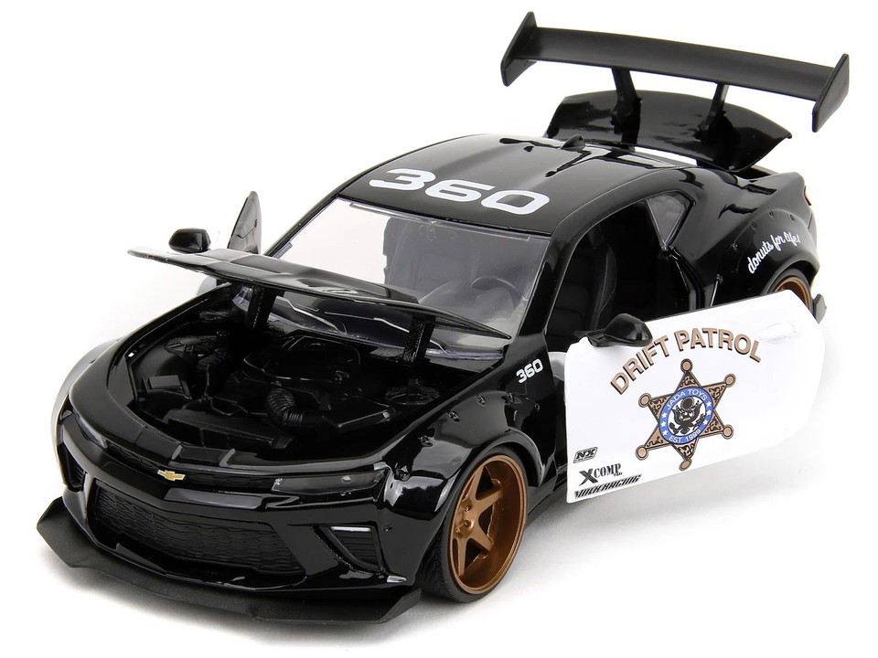 2016 Chevrolet Camaro Widebody Black and White "Drift Patrol" "Wide ...