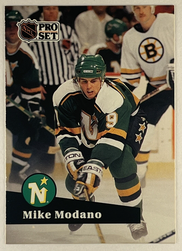 Mike Modano 1991-92 Pro Set #105 Minnesota North Stars | eBay