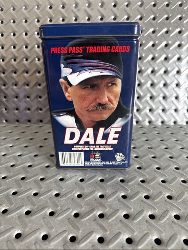 Dale Earnhardt Sr Press Pass Trading Cards W/ Mini DVD and Gold Coin ...