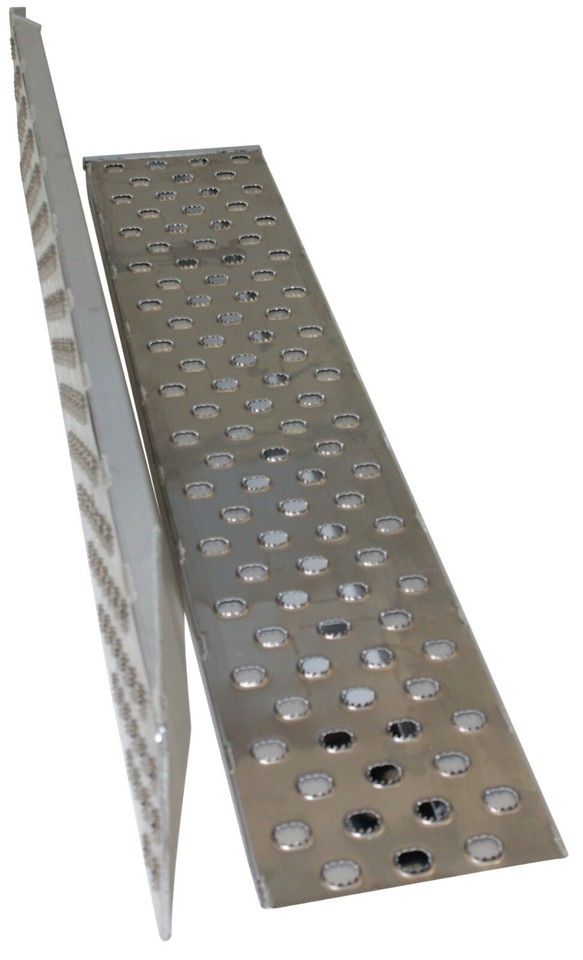 6ft / 72"x15" 6800 LBS Punched Aluminum Car Truck Trailer Ramps Auto ...