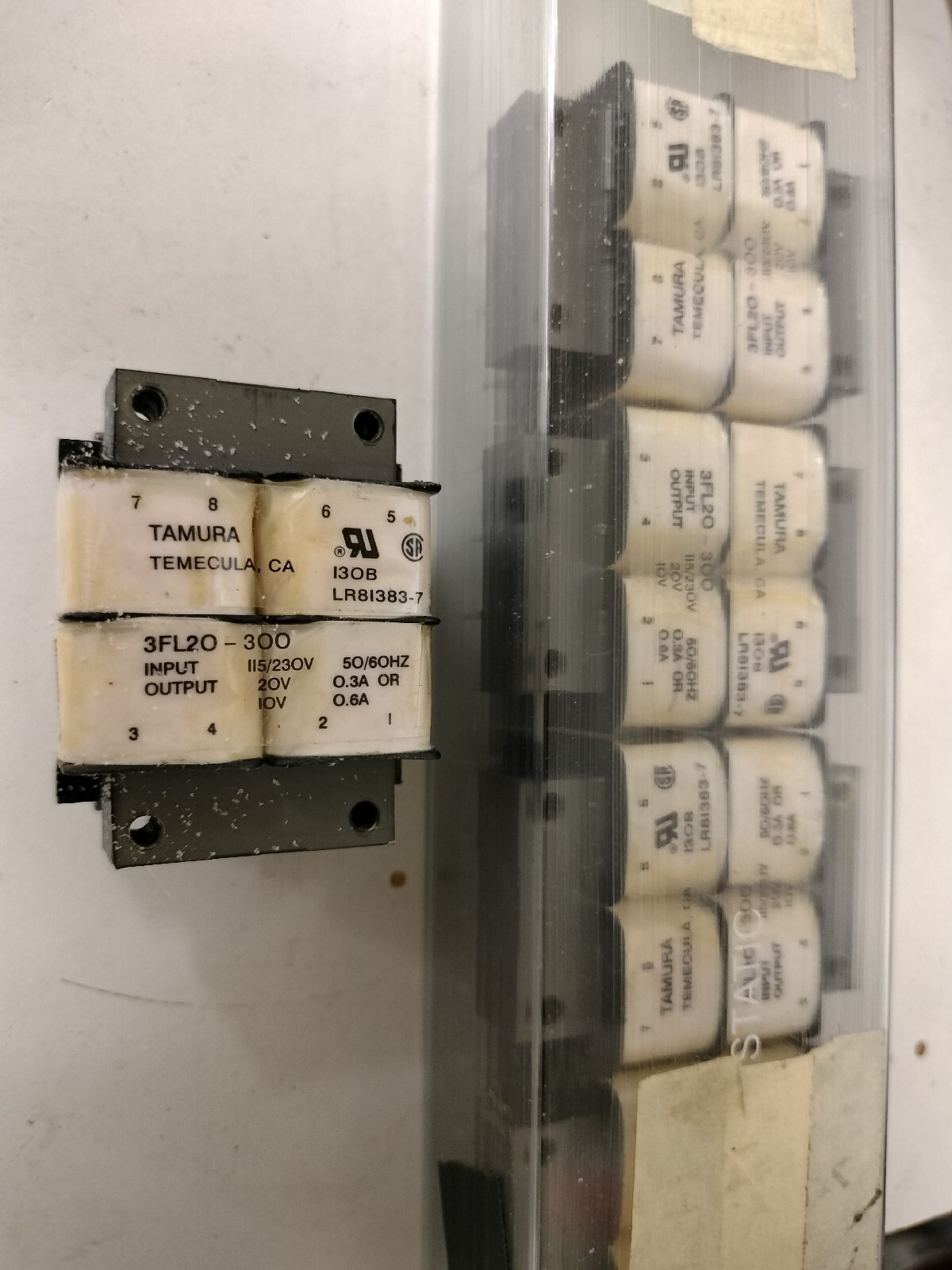 Tamura Microtran 3FL20-300 Low Profile Semi-Toroidal Power Transformer ...