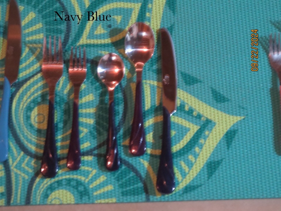 Fiestaware Swirl Vintage Silverware Flatware Stainless 5 Piece Choose a ...