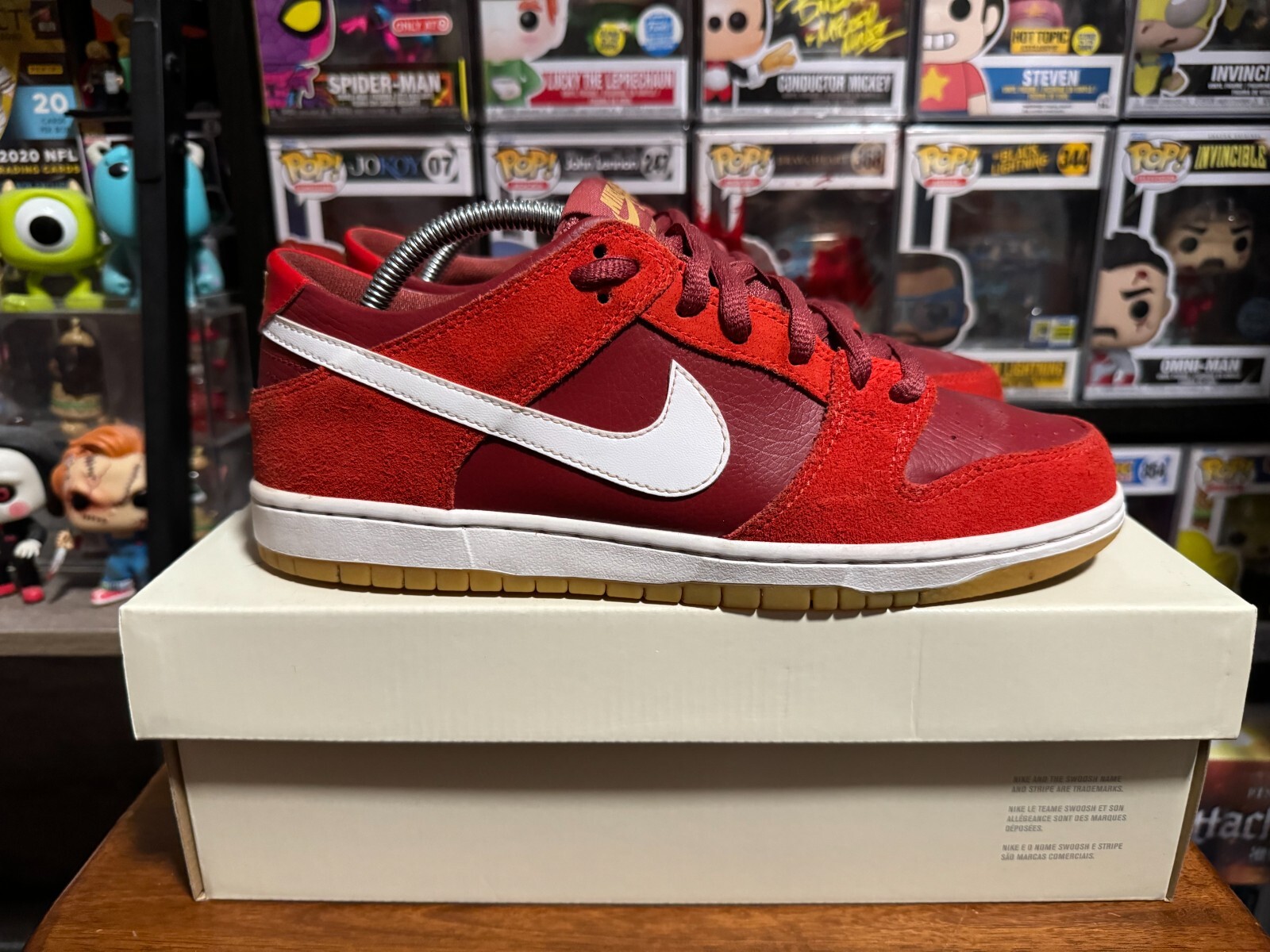 Nike SB Zoom Dunk Low Pro 2016 Track Red Sz 9 854866-616 | eBay