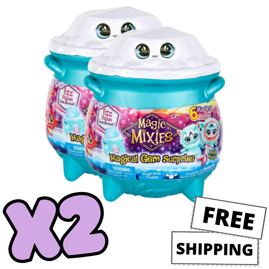 Magic Mixies Magical Gem Surprise Water Magic Cauldron (BUNDLE OF 2 ...