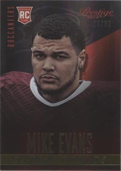 2014 Panini Prestige - Rookie Extra Points Gold #274 Mike Evans /50 (RC ...