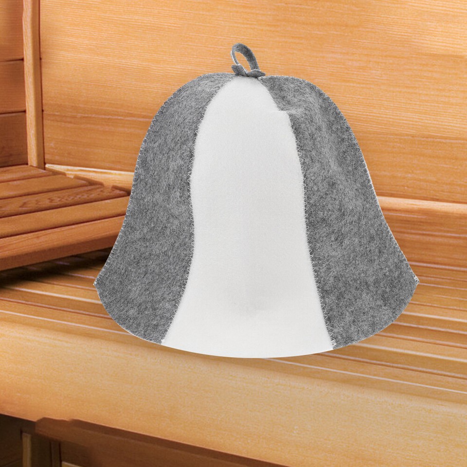 Natural Felt Sauna Cap Hat for Men Sombreros Accessories Body Organic ...