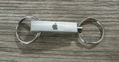 Authentic Apple Computers Metal Keyring Macintosh Keychain Steve Jobs ...