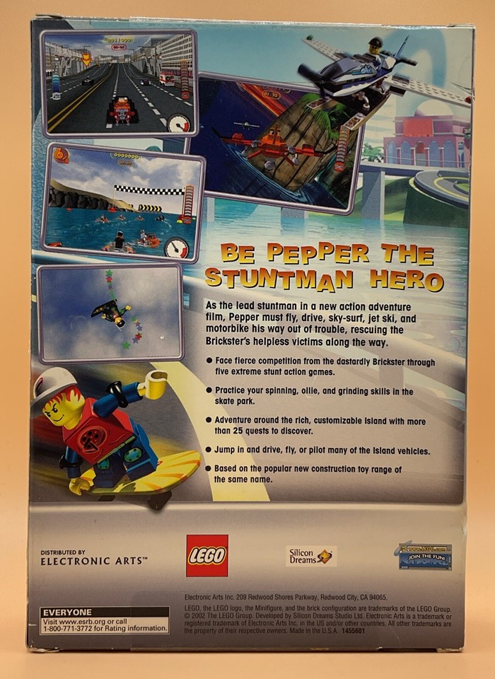 LEGO Island Extreme Stunts (PC Games, 2002) **SEALED NEW IN BOX ...