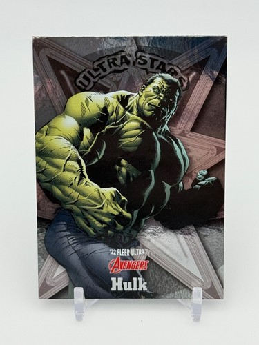 HULK 2022 Fleer Ultra Avengers Ultra Stars Silver #US20 | eBay
