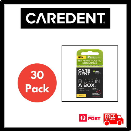 Caredent Floss In A Box Nylon Floss 100m - 30 packs | eBay