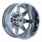 MAYHEM 8101 Monstir Dually Rear 17X6.5 8x210 Offset -140 Chrome ...