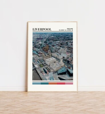 Liverpool Poster, Liverpool Print, Liverpool Art, Liverpool Travel ...