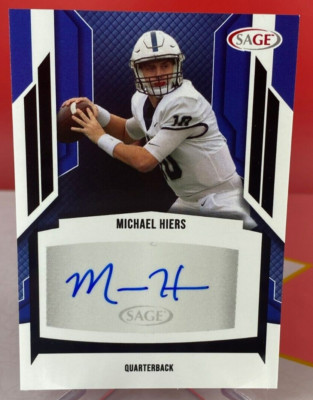 2024 Sage Hit Silver Auto Autograph Rookie RC Michael Hiers Samford | eBay