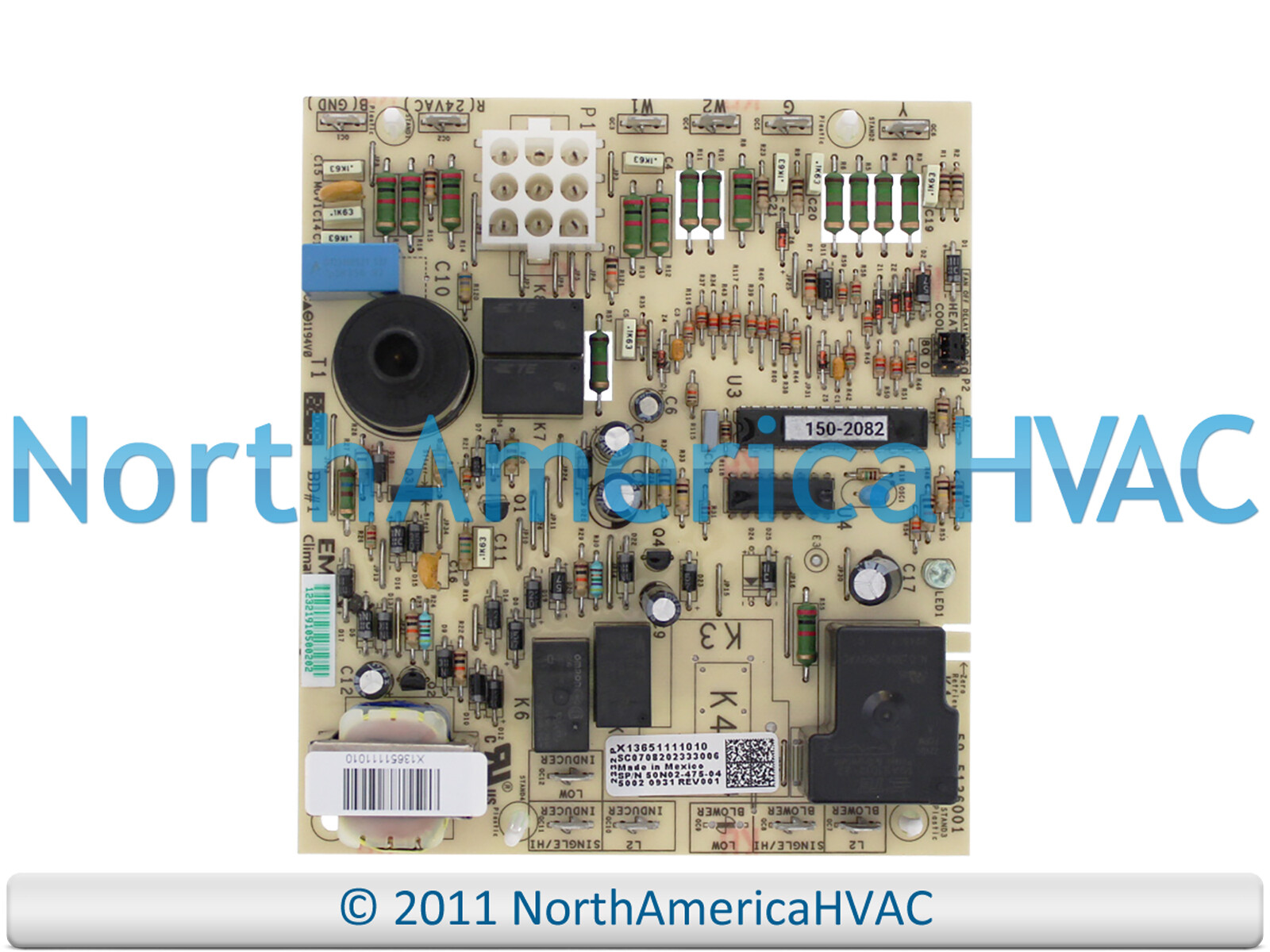 OEM Trane American Standard Furnace Control Circuit Board Fits CNT4716 ...