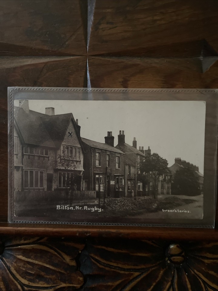 Bilton Near Rugby Warwickshire 1913 Postmark Stamp Real Photo Postcard ...